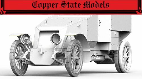 Copper State Models A35-022 Ducasble Tyres for French Armored Car Model 1914