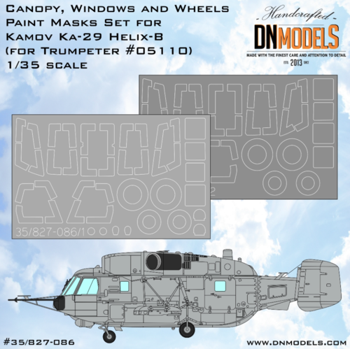 DN Models 35-827-086 Kamov Ka-29 Helix-B Canopy