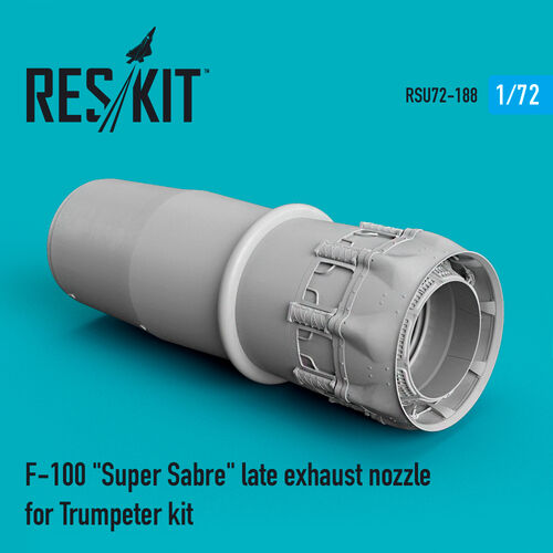 RES/KIT U72-0188 F-100 Super Sabre Late Exhaust Nozzle For Trumpeter Kit