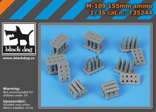Black Dog T35244 M-109 155mm ammo