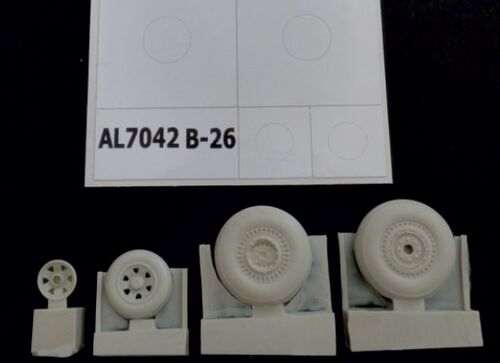 Plus Model AL7042 B-26 Marauder late wheels groved