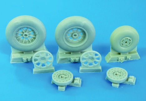 Plus Model AL3008 MiG-15 wheels