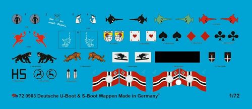 Peddinghaus-Decals 0903 German S-Boat Heraldic, Unit Markings And Flags