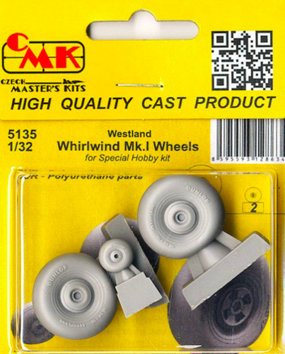 CMK K5135 Westland Whirlwind Mk.I Wheels