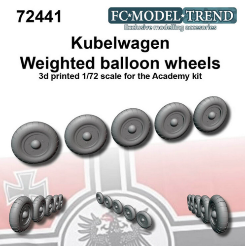 FC ModelTrend 72441 Kubelwagen weighted desert "balloon"