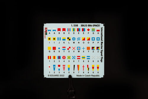 Eduard 3DL53006 International Marine Signal Flags SPACE