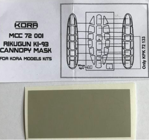 Kora Models MCC001 Rikugun Ki-93