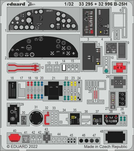 Eduard 32996 B-25H interior HKM