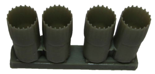 Bra.Z Models BZ4078 Tupolev Tu-144LL Kuznetsov NK-321 Engine Exhaust Nozzles