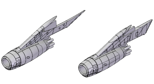 Bra.Z Models BZ4094 Douglas DC-8 PW JT4 Engines for Minicraft kit