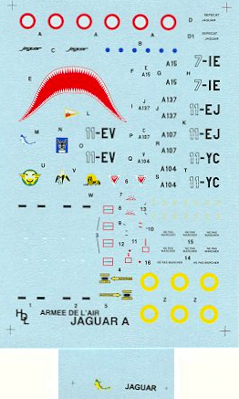 Hi-Decal Line 72003 Jaguar A
