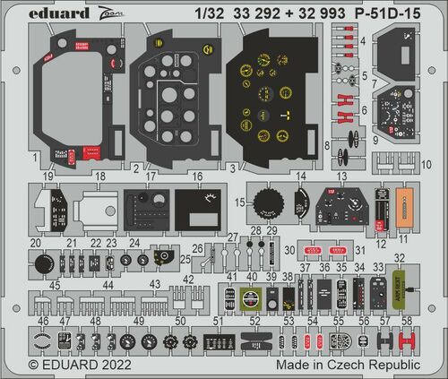 DISCONTINUED Eduard 32993 P-51D-15 interior REVELL