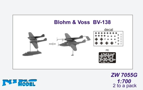 NIKO MODEL ZW7055G Blohm & Voss BV-138 2 to a pack