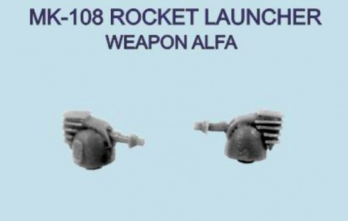 NIKO MODEL ZW7031 MK – 108 ROCKET LAUNCHER WEAPON ALFA 4 to a pack