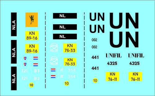 Black Lion Decals 35035 Dutch YP-408 APC