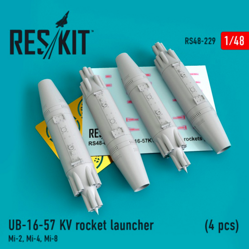 DISCONTINUED RES/KIT 48-0229 UB-16-57 KV rocket launcher 4 pcs Mi-2, Mi-4, Mi-8