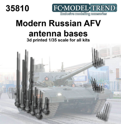 FC ModelTrend 35810 Modern Russia AFV antenna bases