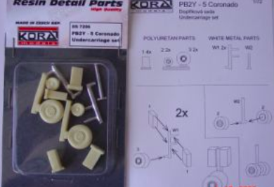 Kora Models DS7206 PB2Y-5 Undercarriage set