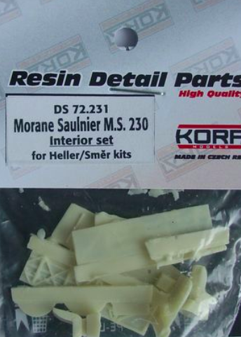 Kora Models DS72231 Morane-Saulnier MS.230Et.2 interior