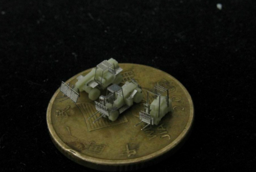 Orange Hobby N07-093-68 US Navy flight deck forklift vehicles set 3x2 groups