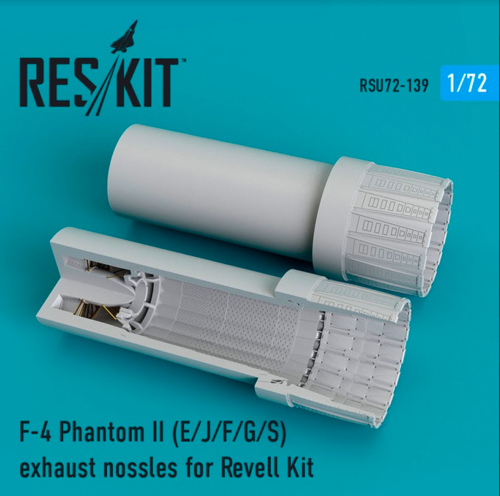 DISCONTINUED RES/KIT U72-0139 F-4 Phantom II E/ J/ F/ G/ S exhaust nossles for Revell Kit