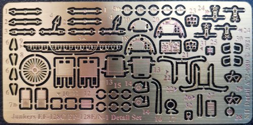 NH Detail A72-080 Junkers EF-128C/E/N-1 Detail Set for AZ Model