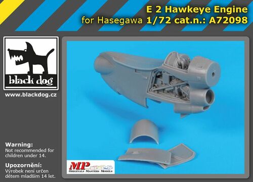 Black Dog A72098 E-2 Hawkeye engine for Hasegawa