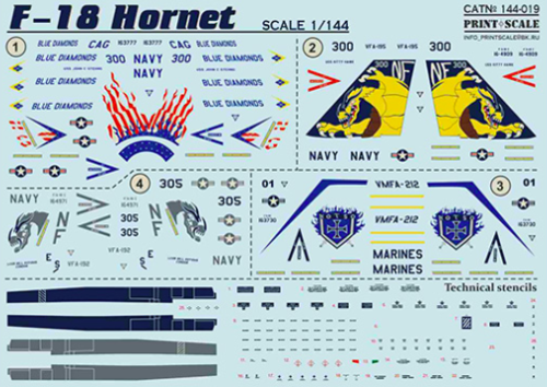 Print Scale 144-019 F-18 Hornet