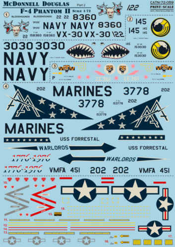Print Scale 72-059 US NAVY F-4 Phantom Mig Killers Part 2
