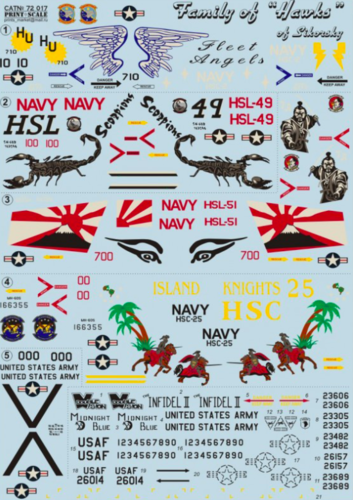Print Scale 72-017 Family of "Hawks" of Sikorsky