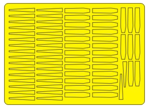 New Ware AM0833 Su-27UB Exhaust Nozzles Part I1 V- Running Engine kabuki masks for G.W.H