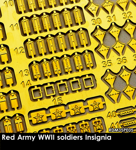 Rado Miniatures 35PE05 Red Army WWII Soldiers Insignia