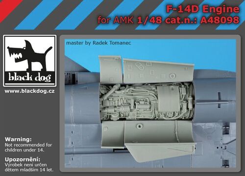 Black Dog A48098 F-14D Engine for AMK