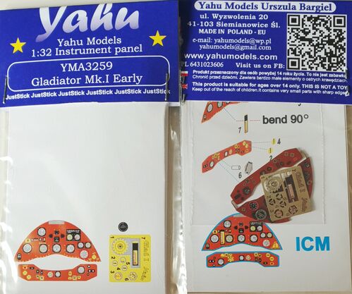 Yahu Models A3259 Gladiator Mk.I Early (ICM)