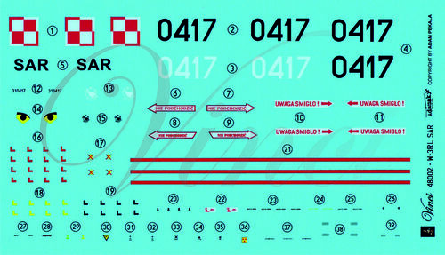 Vinci 48002 W-3RL Sokół "0417 SAR"