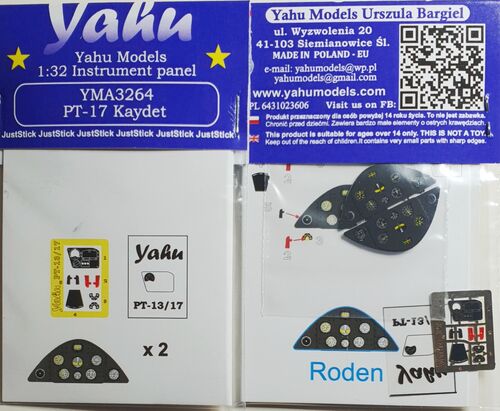 Yahu Models A3264 PT-17 Kaydet (Roden)
