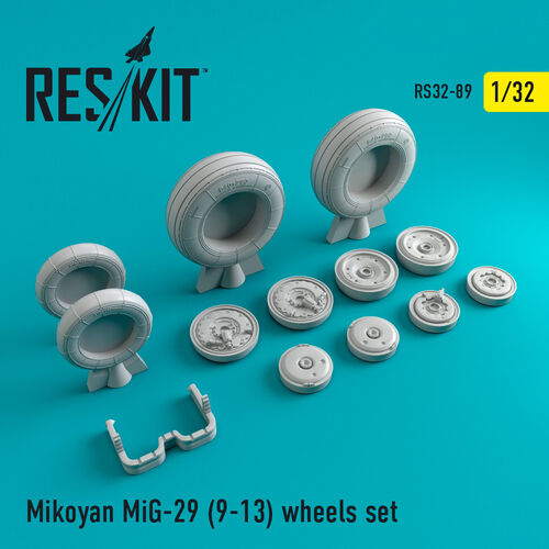 RES/KIT 32-0089 Mikoyan MiG-29 (9-13) wheels set