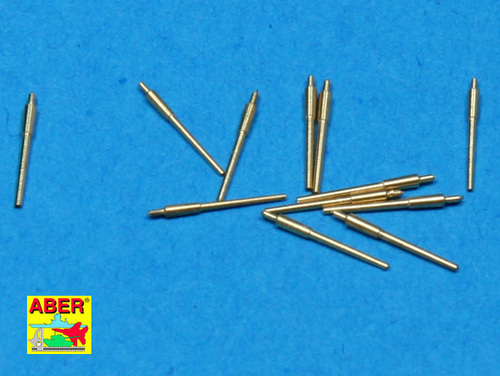 Aber 1-700L-015 Set of 12 pcs 150 mm barrels for German ships : Bismarck, Tirpitz, Scharnhorst, Gneisenau
