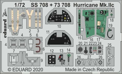 Eduard SS708 Hurricane Mk.IIc ARMA HOBBY