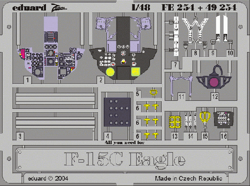 Eduard FE254 F-15C Academy