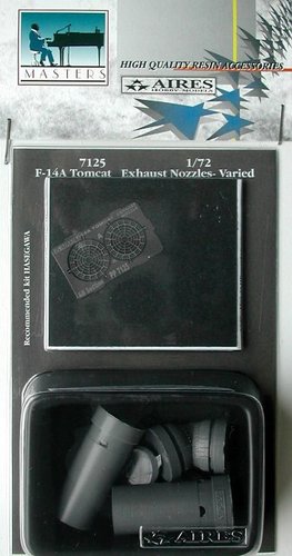 Aires 7125 F-14A Tomcat exhaust nozzles - varied Hasegawa