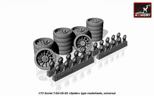 Armory Models Group AC7285 T-54/55/62 "spider" roadwheels