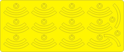 New Ware AM0008 Mk.82 bombs with one stripe each for Aircraft Weapons: A for Hasegawa