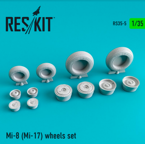 DISCONTINUED RES/KIT 35-0005 Mi-8 (Mi-17) wheels set