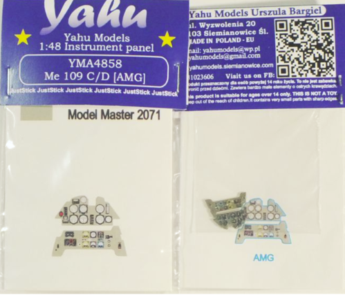 Yahu Models A4858 Me 109 C/D (AMG)