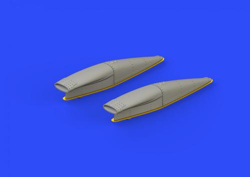 Eduard 648301 Crusader air intakes HASEGAWA
