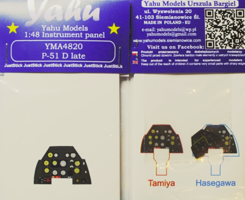 Yahu Models Yahu YMA4820 P-51D late Tamiya