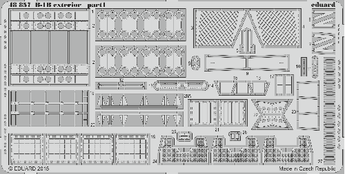 Eduard 48857 B-1B exterior Revell 04900
