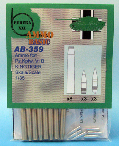Eureka XXL AB-359 Ammo for : Pz.Kpfw. VI B, KINGTIGER