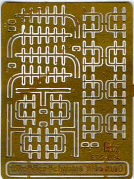 Part S72-034 Messerschmitt ME-210 (radar) Bilek / Italeri